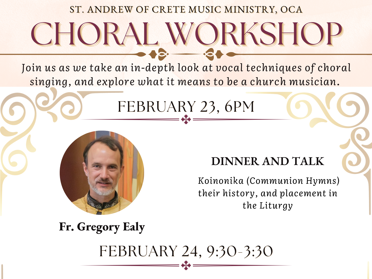 Upcoming Choral Workshop Coming to the Minnesota Twin Cities - Diocese ...